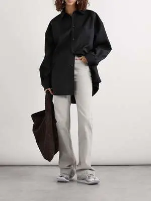Bottega Veneta Wool-twill Shirt - Black