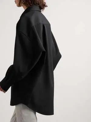 Bottega Veneta Wool-twill Shirt - Black