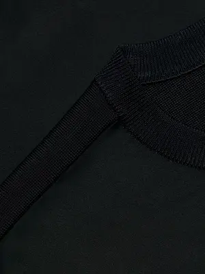 Simkhai Addy Knit-back T-shirt - Black