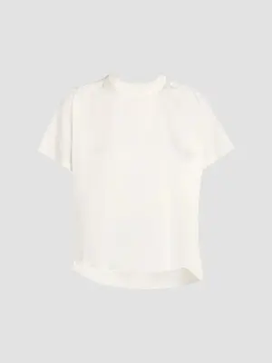 Simkhai Addy Knit-back T-shirt - White
