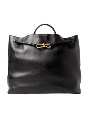 Bottega Veneta Andiamo Large Leather Tote - Black