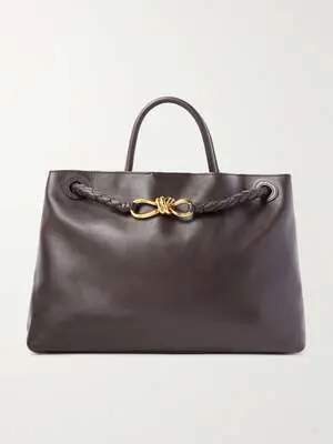 Bottega Veneta Andiamo Medium Leather Tote - Brown
