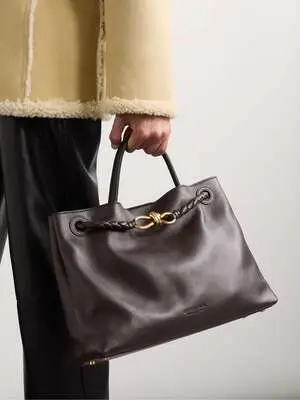 Bottega Veneta Andiamo Medium Leather Tote - Brown