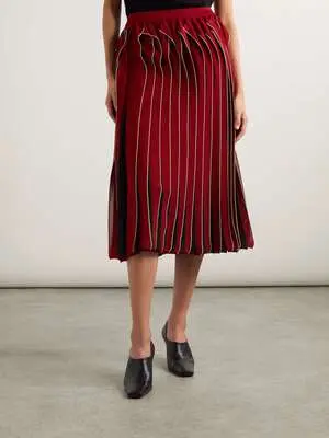 Bottega Veneta Paneled Midi Skirt