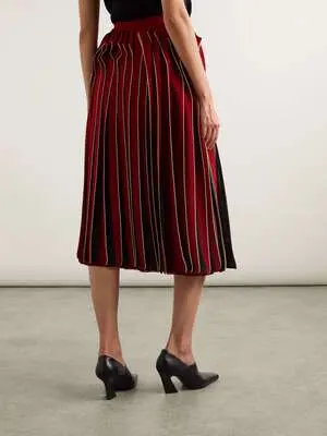 Bottega Veneta Paneled Midi Skirt