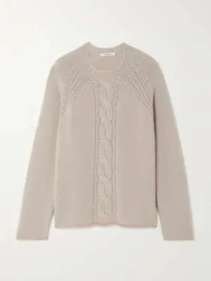 Max Mara Pico Cable-knit Cashmere Sweater