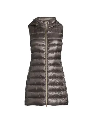 Herno Iconico Serena Nylon Ultralight Long Vest