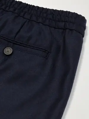 Mr P. James Slim-fit Wool-flannel Suit Trousers