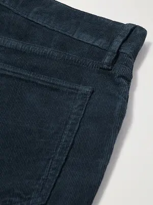 Mr P. Samuel Straight-leg Cotton-blend Corduroy Trousers