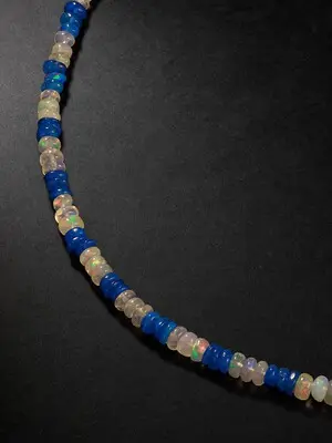 Jia Jia Gold Opal Beaded Necklace