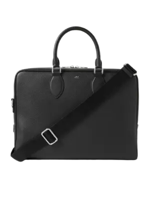 Mr P. Full-grain Leather Briefcase