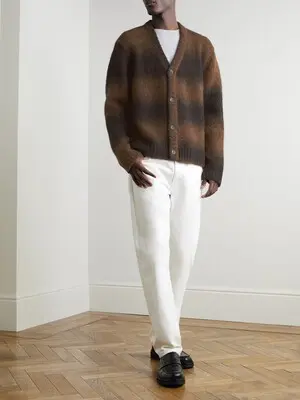 Mr P. Dégradé Knitted Cardigan