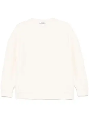 Max Mara Wool-cashmere Blend Crewneck Sweater - White