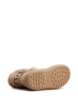 TOD'S Suede Ankle Boots - Beige