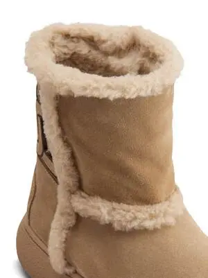 TOD'S Suede Ankle Boots - Beige