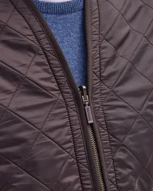 Barbour Quilted Vest - Dark Brown