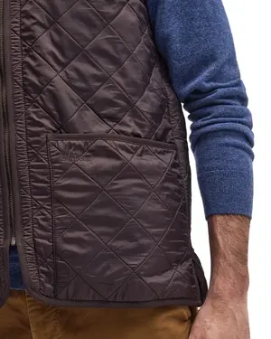 Barbour Quilted Vest - Dark Brown