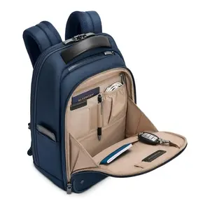 Briggs & Riley Work Slim Backpack - Navy