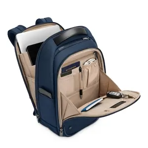 Briggs & Riley Work Slim Backpack - Navy