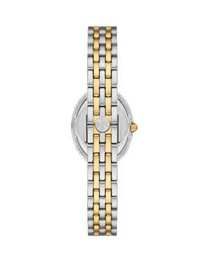 Tory Burch The Oval Watch 28mm - Cream/multi