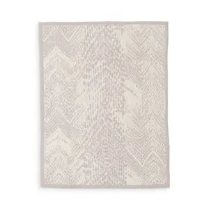 Barefoot Dreams Cozychic Snakeskin Throw - Cream Multi