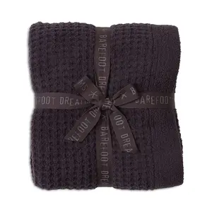 Barefoot Dreams Cozychic Waffle Throw - Umber