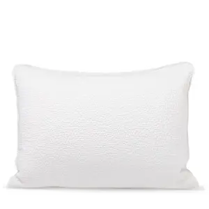 COYUCHI Organic Cotton Cascade Sham, Standard - Alpine White
