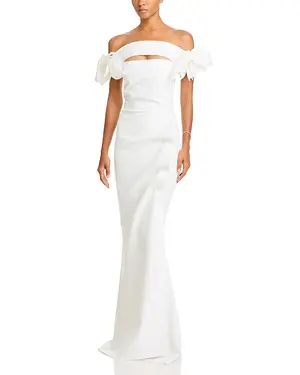 Chiara Boni La Petite Robe Gosiana Gown - White