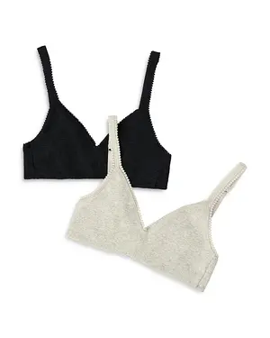 ON GOSSAMER Cabana Bralette - Black/gray