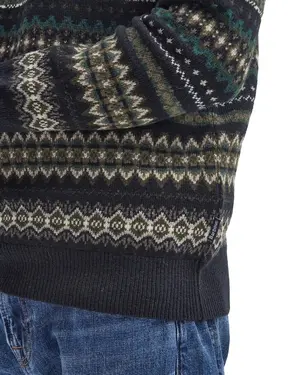 Barbour Crewneck Wool Sweater - Black Marl