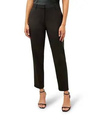 M.M.LAFLEUR Smith Pant In Washable Wool Twill - Black