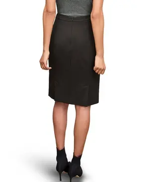 M.M.LAFLEUR Cobble Hill Washable Wool Twill Skirt