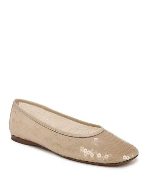 Vince Leah Sequin Ballet Flats