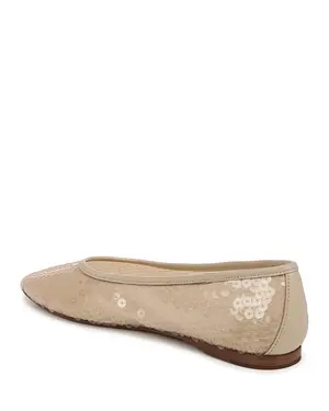 Vince Leah Sequin Ballet Flats