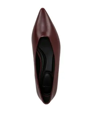 Vince Isabel Pointed Flats - Deep Cherry