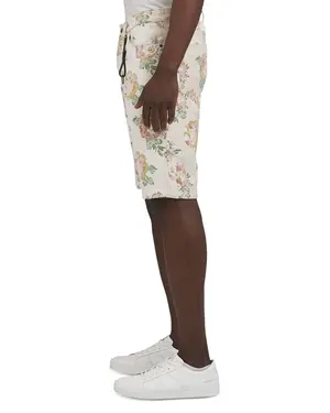 PRPS Floral Pattern Shorts - Cream