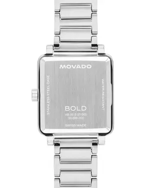 Movado Bold Evolution 2.0 Square Watch, 26mm X 28mm - Blue/silver