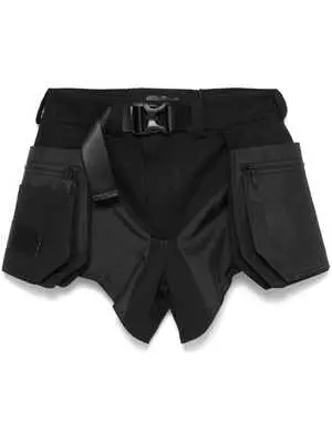 MUGLER Technical Fabric Cargo Shorts