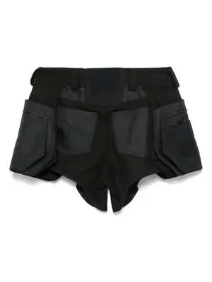 MUGLER Technical Fabric Cargo Shorts