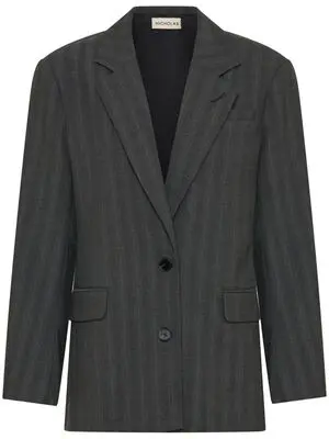 NICHOLAS Nadia Pinstripe Blazer - Grey