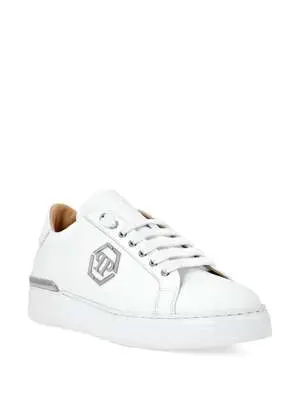 Philipp Plein Lo-top Leather Sneakers