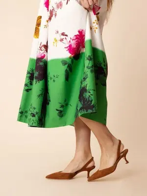 Manolo Blahnik Carolyne 50mm Pumps - Brown