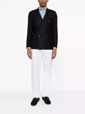 Tagliatore Double-breasted Blazer - Blue