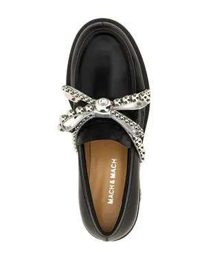 Mach & Mach Stud-embellished Loafers