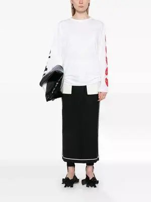 Play Comme Des Garcon Logo-print T-shirt - White