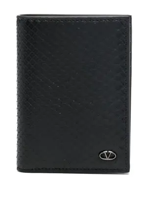 Valentino Garavani Leather Wallet - Black