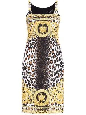 Versace Medusa-printed Dress