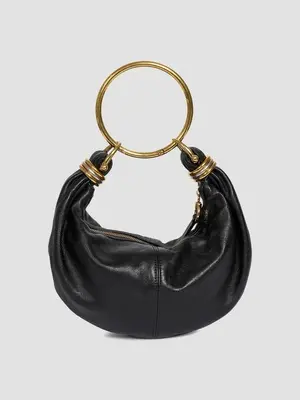 Chloé Bracelet Hobo Bag - Black