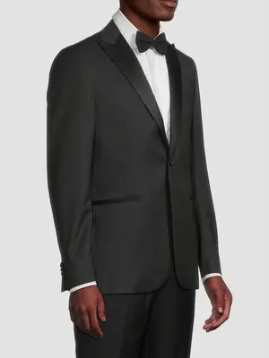 Corneliani Jacquard Tuxedo Peak-lapel Jacket