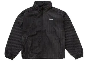 Supreme Reflective Pinstripe Track Jacket - Black